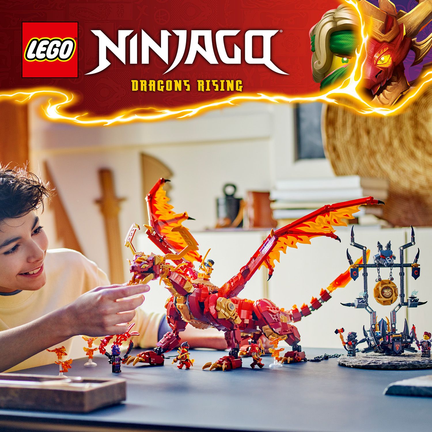LEGO NINJAGO 71822 Source Dragon of Motion (1716 Pieces) | Shopee Thailand