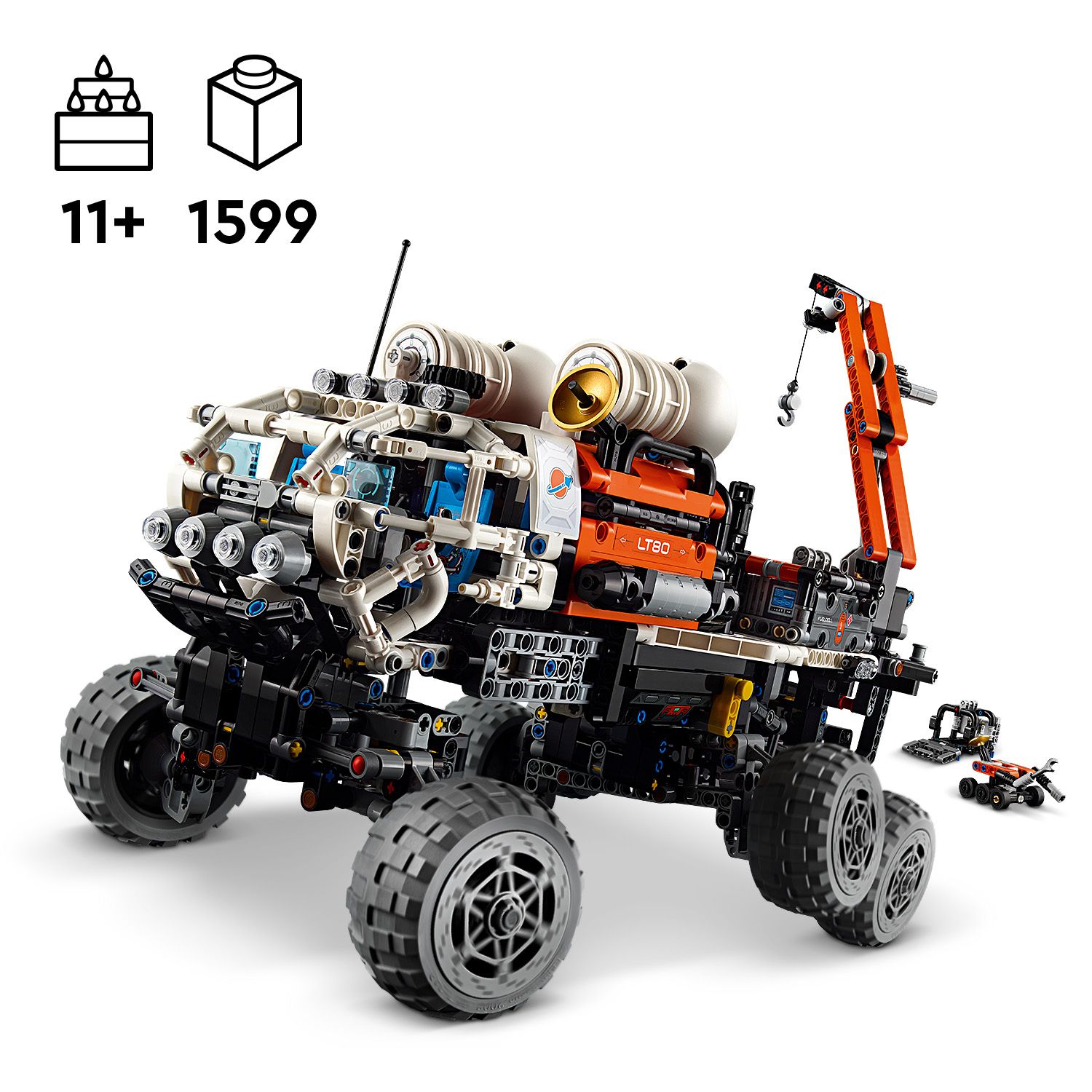 LEGO Technic 42180 Mars Crew Exploration Rover (1599 Pieces) | Shopee ...