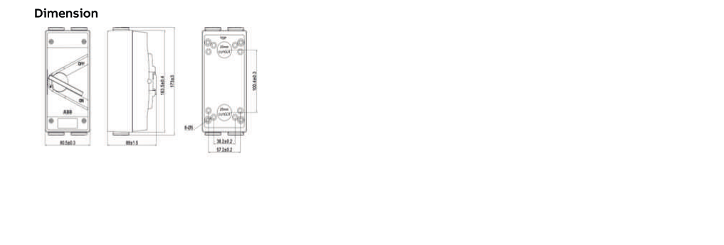 ABB เซฟตี้สวิทช์ WSD232CL 32A 2P 240 VAC 1เฟส 2เส้น WSD Safety Switch IP66 # 2TCZ751006R0002 ...