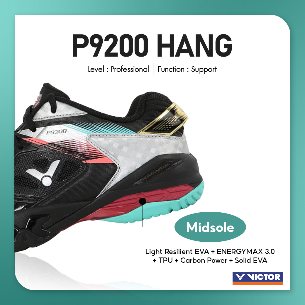 VICTOR รองเท้ากีฬาแบดมินตัน รุ่น P9200 HANG | Shopee Thailand