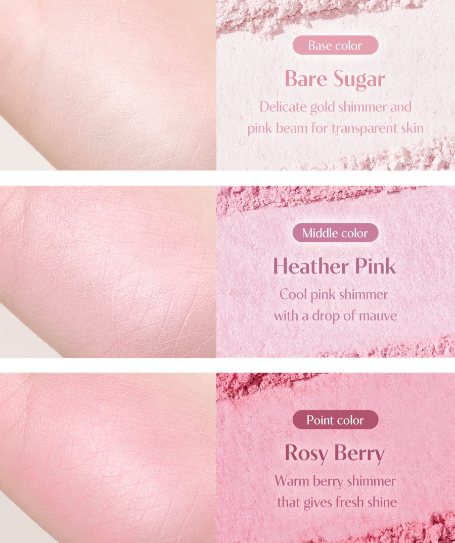 [rom&nd official] rom&nd SHEER POWDER PEARLS 15g 2 Colors | Shopee Thailand