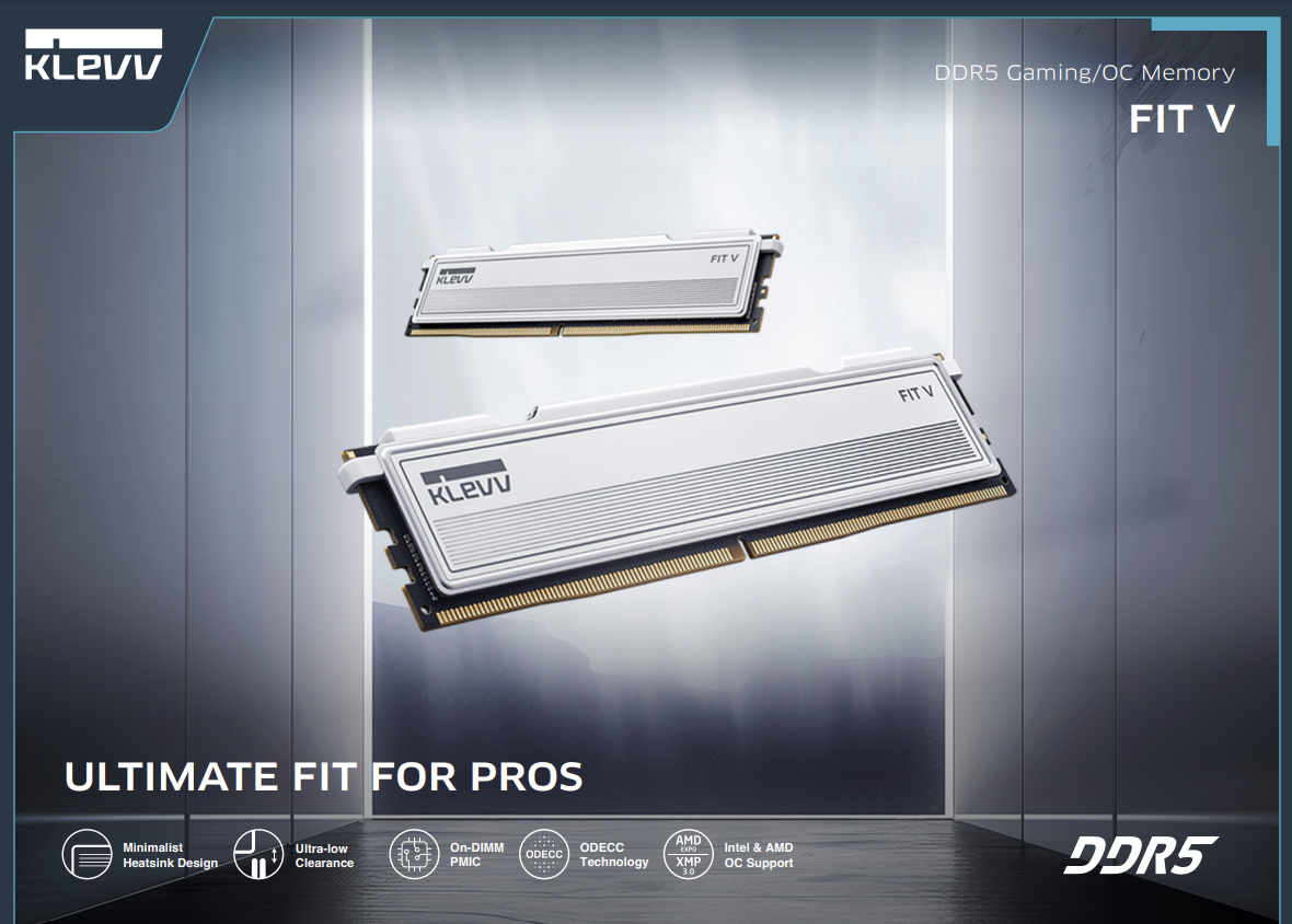 KLEVV FIT V DDR5 Gaming OC Memory - 16GB(16GBx1) 5600MHz | Shopee Thailand