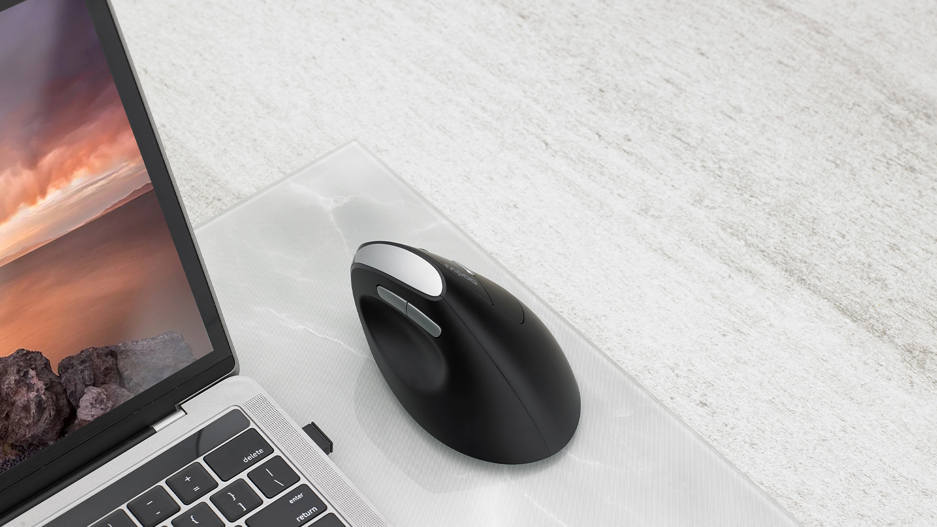 Rapoo รุ่น EV250 ไร้สายเชื่อมต่อผ่าน USB Wireless 2.4G Silent Wireless ...