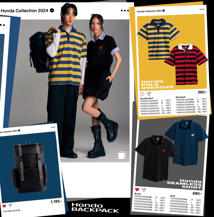 [Collection 2024] HONDA BACKPACK BLACK กระเป๋าแบ็คแพ็คฮอนด้า สีดำ ...