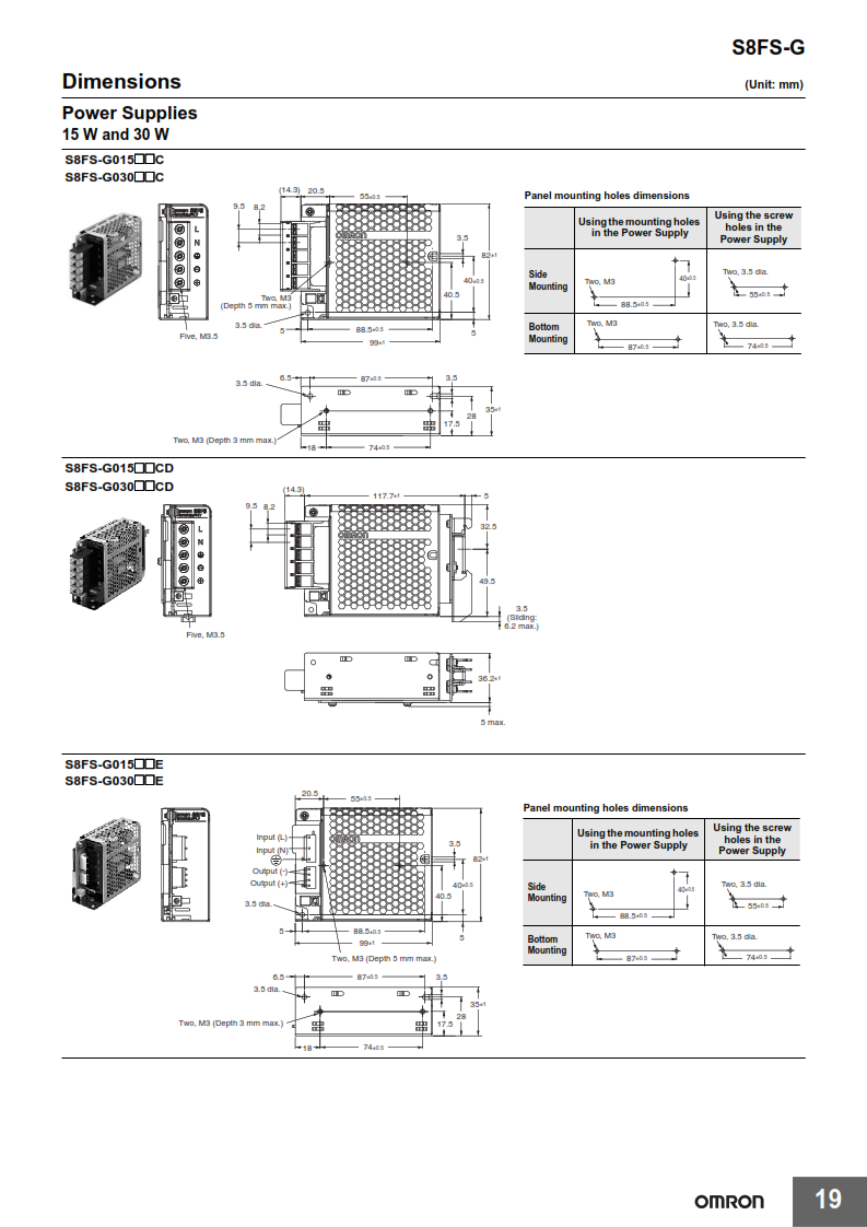 Omron เพาเวอร์ซัพพลาย S8FS-G15024CD 150W 24V 6.5A Power Supply | Shopee ...