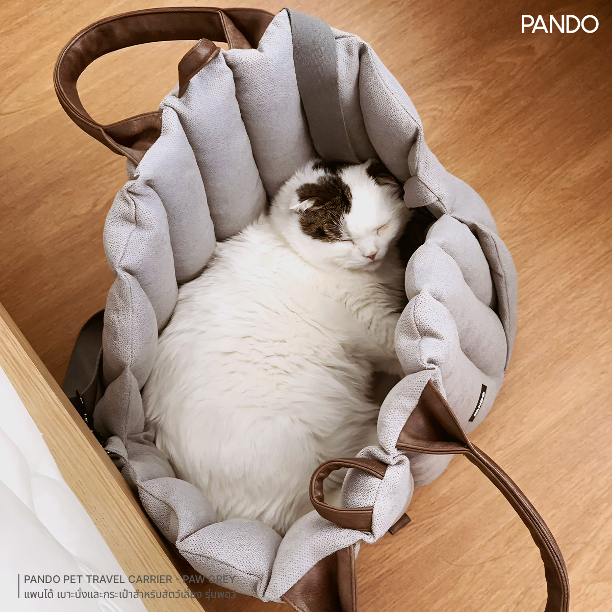 [สินค้าใหม่] PANDO Pet Travel Carrier - Paw แพนโด้ เบาะนั่งและกระเป๋า ...