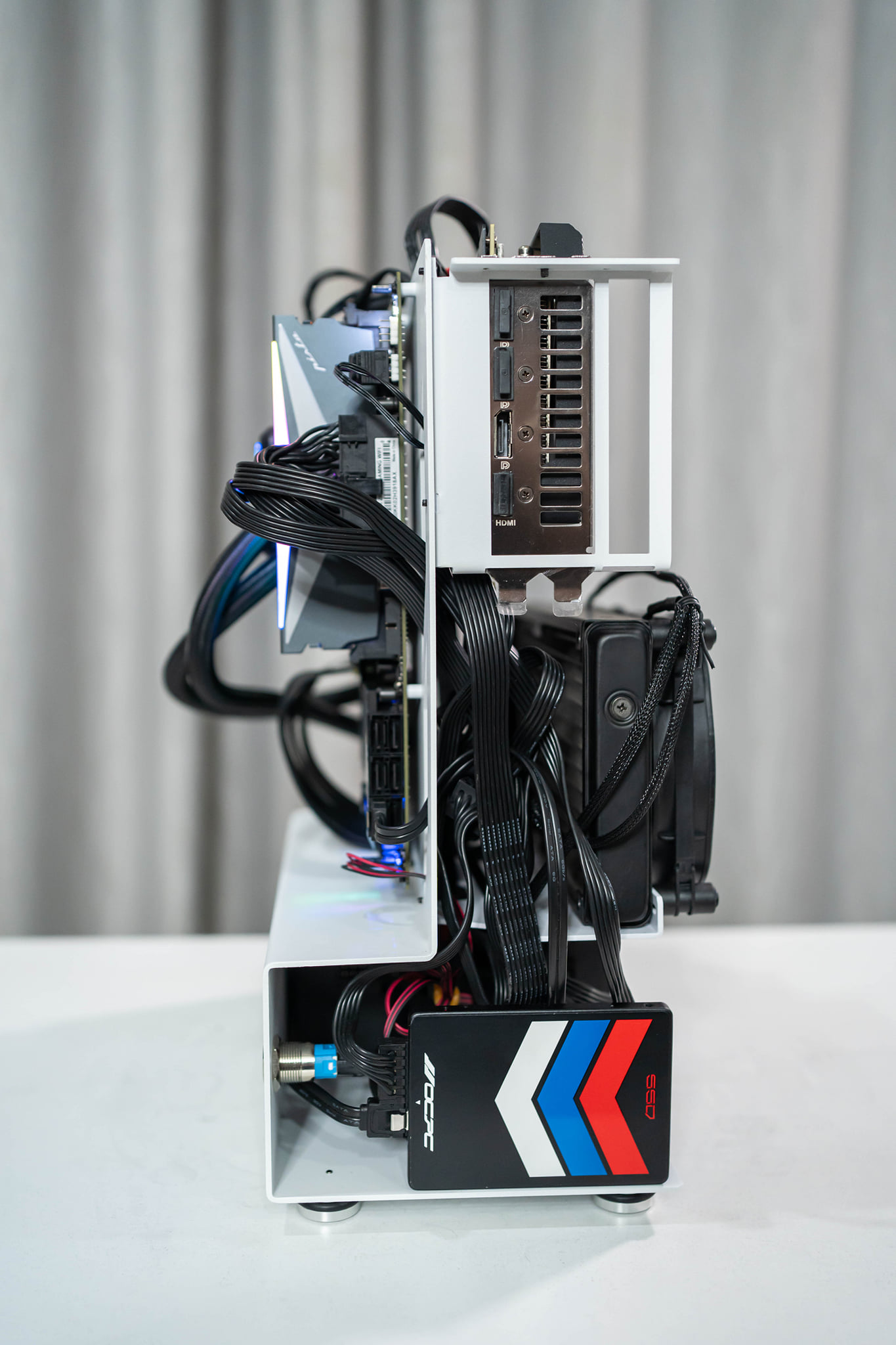 Hydra OCPC MICRO White เคสคอมพิวเตอร์ Matx แบบ FreeStyle ฟรีสาย OCPC ...