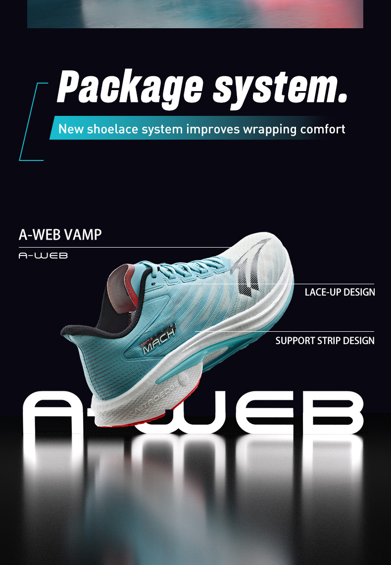 ANTA Mach 4 Men Running Shoes Nitroedge 1124A5583-7 Official Store ...