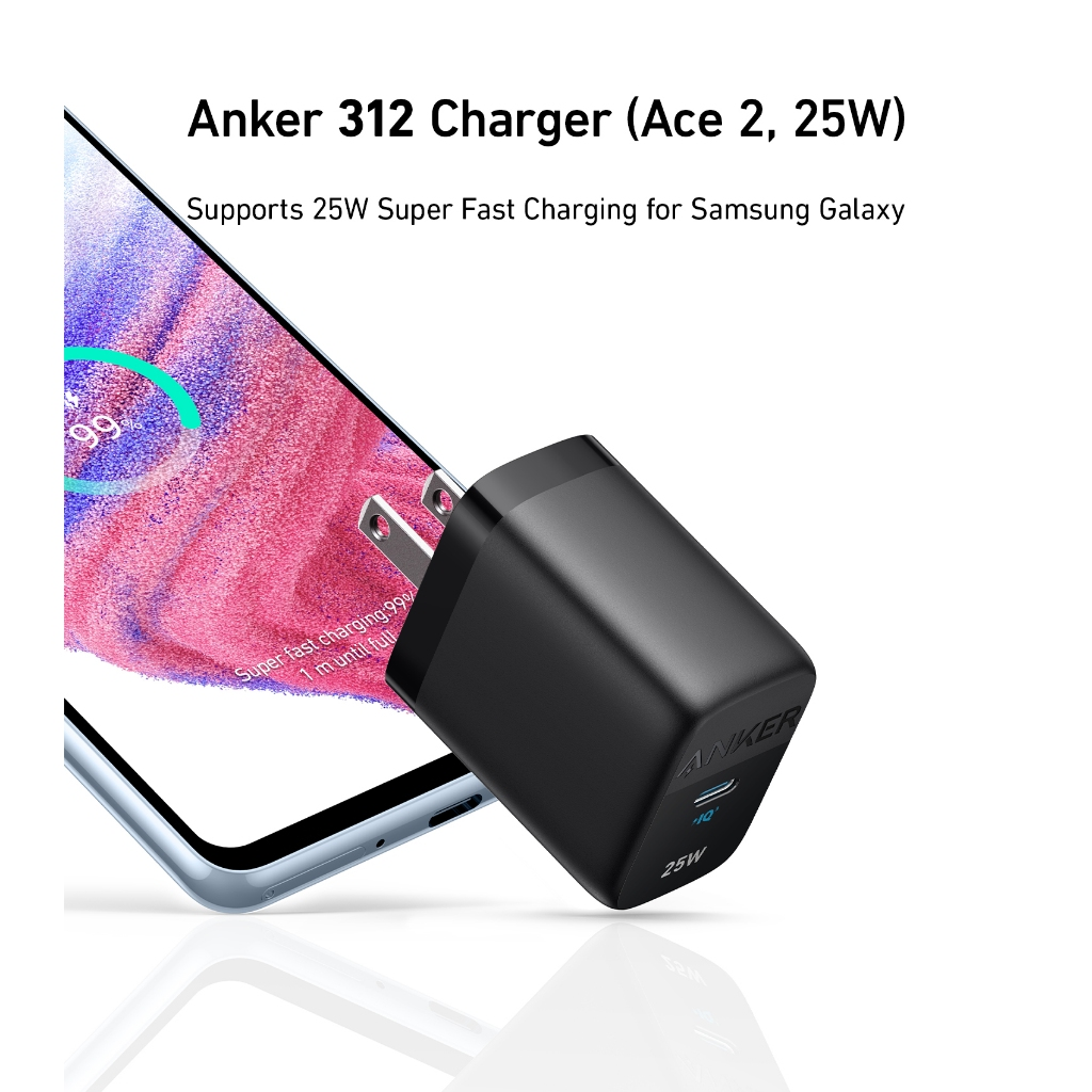 Anker 313/312 Charger Ace2 for iPhone and Android/Fast Charging 45/25W ...