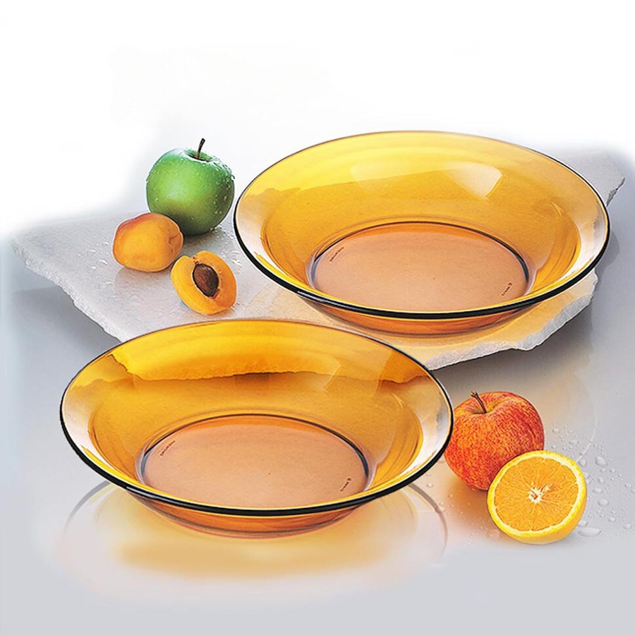Duralex Lys Plates Amber จาน สีเหลือง (1 ใบ) | Shopee Thailand