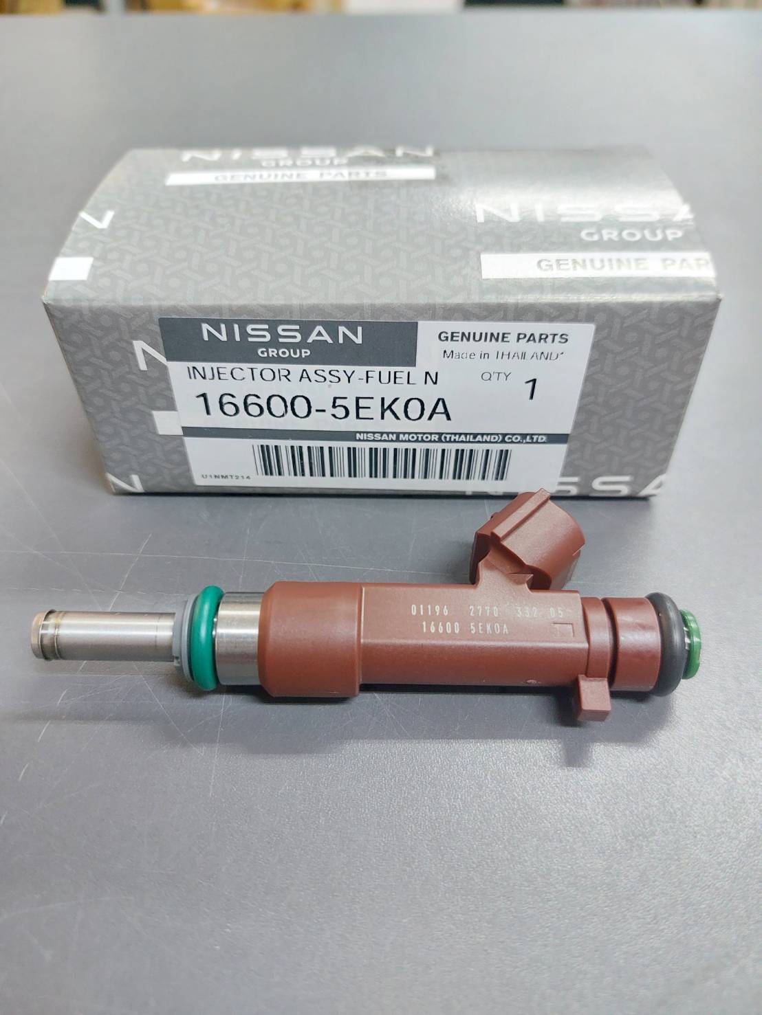 หัวฉีดน้ำมันเชื้อเพลิง ราคาต่อหัว NISSAN ALMERA TURBO N18 16600-5EK0A ...