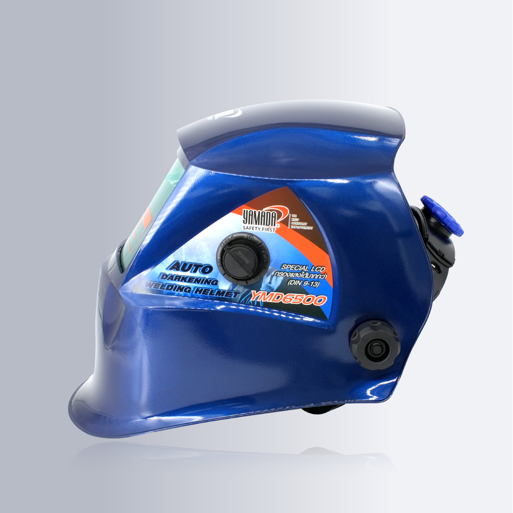 หน้ากากเชื่อม ปรับแสงเชื่อมอัตโนมัติ รุ่น YMD6500 YAMADA มีหน้าจอขนาด ...