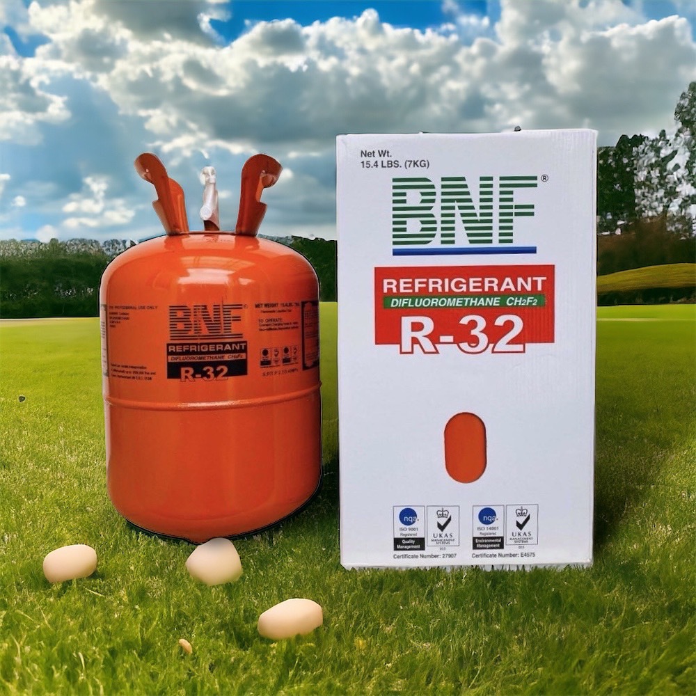 BNF R32 Refrigerant 7kg น้ำยาแอร์ R32 ยี่ห้อ BNF ขนาดบรรจุ 7กก | Shopee ...