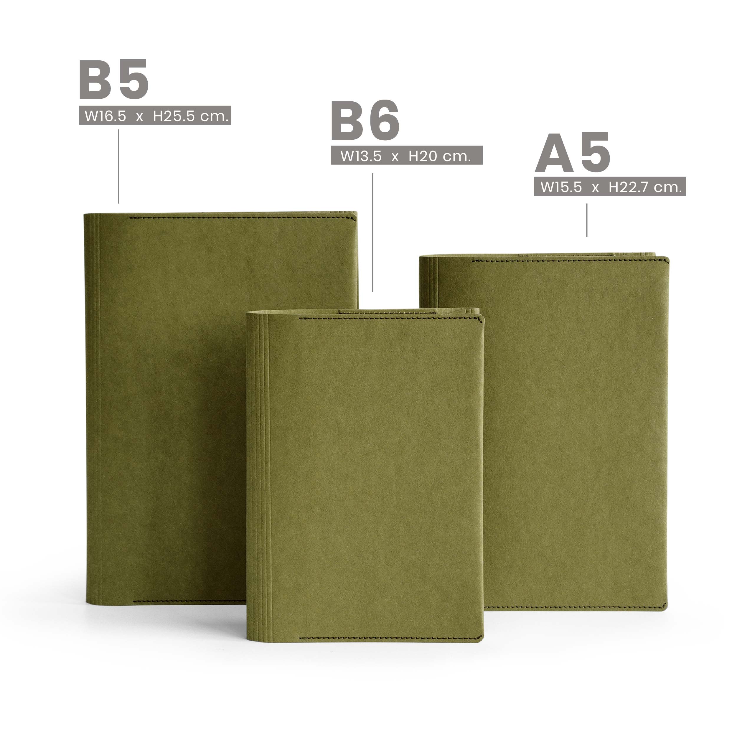 Folio: Book Cover (Leaf Green) ปกห่อหนังสือ ปกห่อนิยาย ผลิตจากจากกระดาษ ...