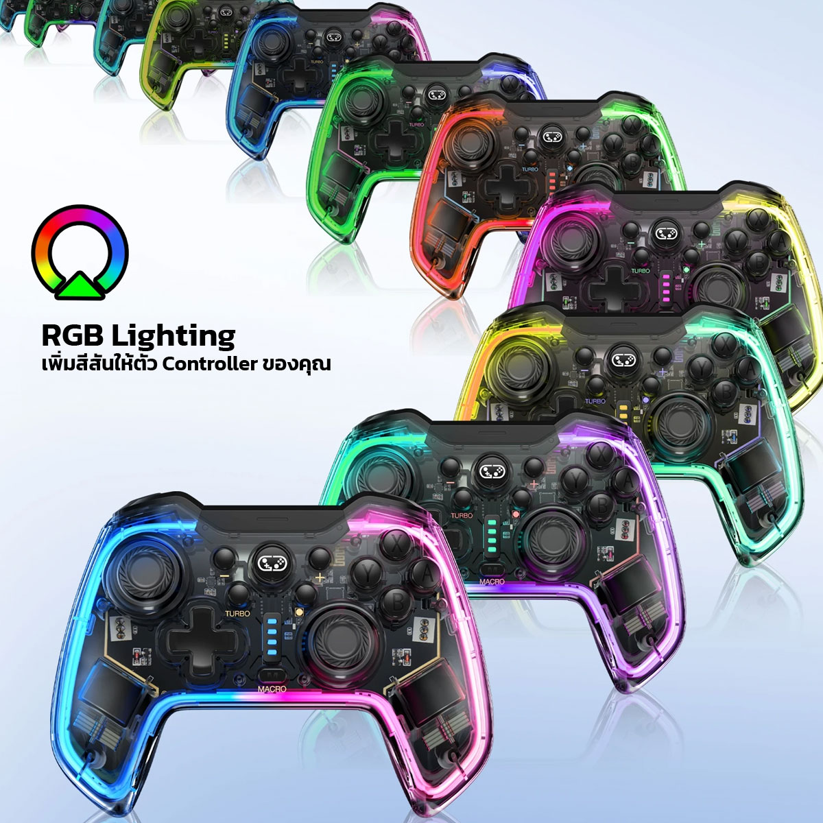 Saitake จอยเกมพกพา Wireless Game Controller ระบบสั่น เชื่อมต่อไร้สาย ...