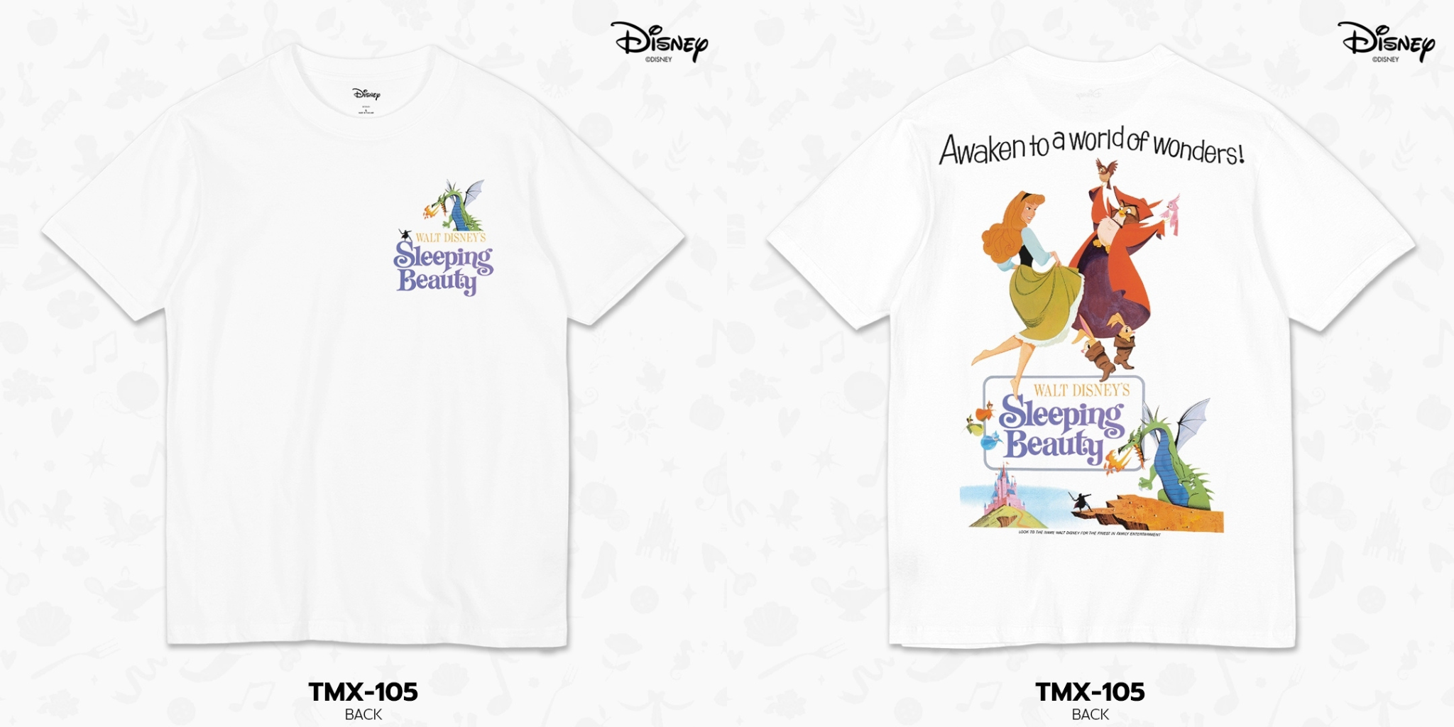Power 7 Shop เสื้อยืดการ์ตูน ลาย "Sleeping Beauty" คอลเลคชั่น "Disney ...