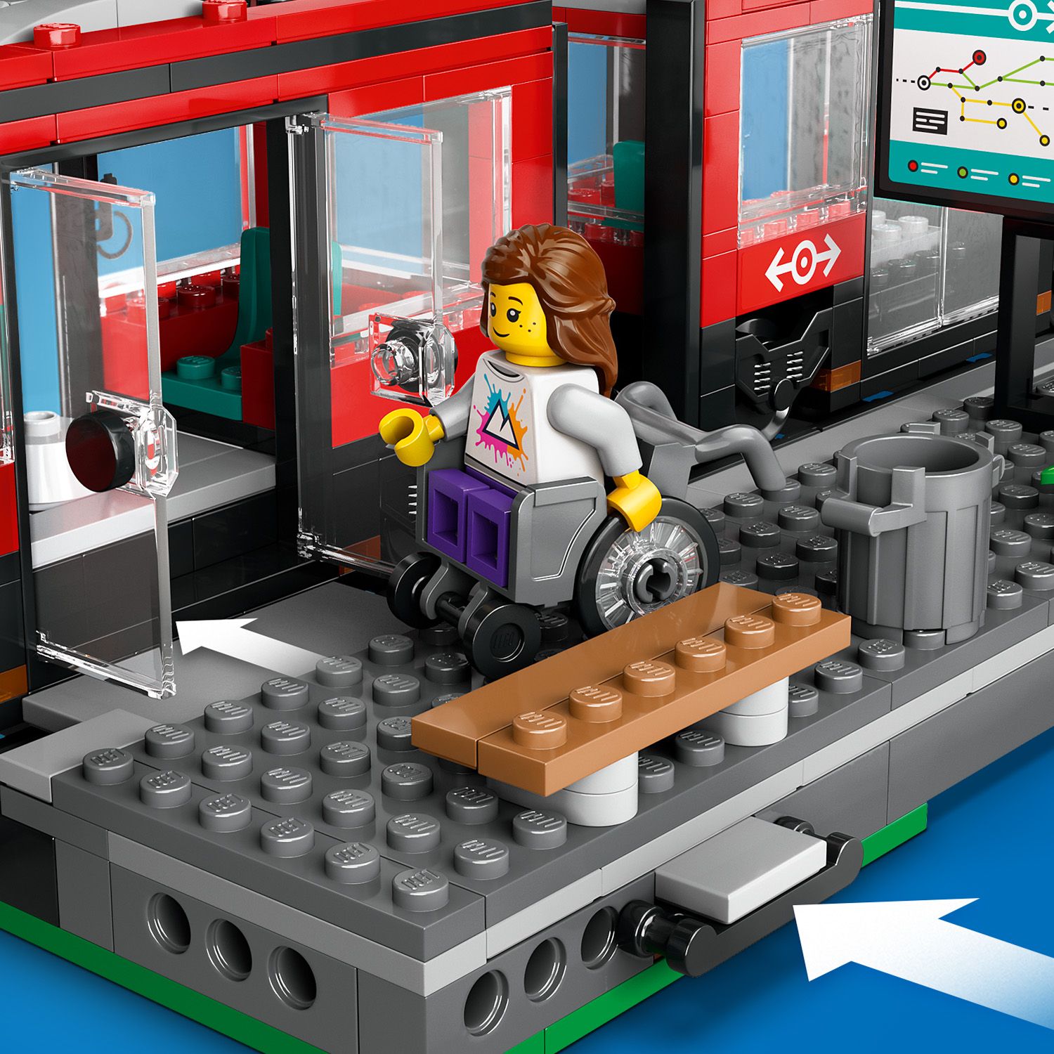 LEGO City 60423 Downtown Tram and Station (811 Pieces) | Shopee Thailand