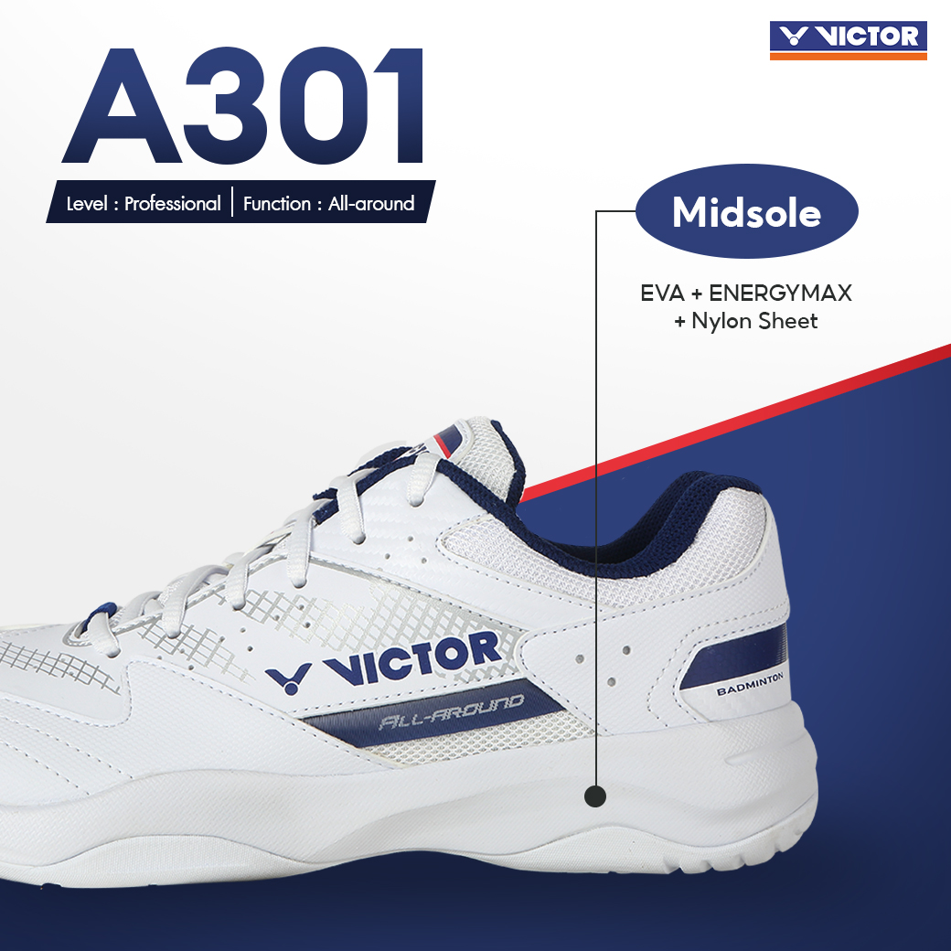 VICTOR รองเท้ากีฬาแบดมินตัน รุ่น A301 | Shopee Thailand
