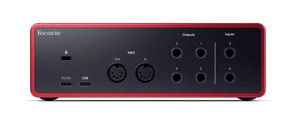 Focusrite Scarlett 4i4 (Gen 4) ออดิโออินเตอร์เฟส อุปกรณ์บันทึกเสียง โฮมสตูดิโอ 4in/4out USB ...