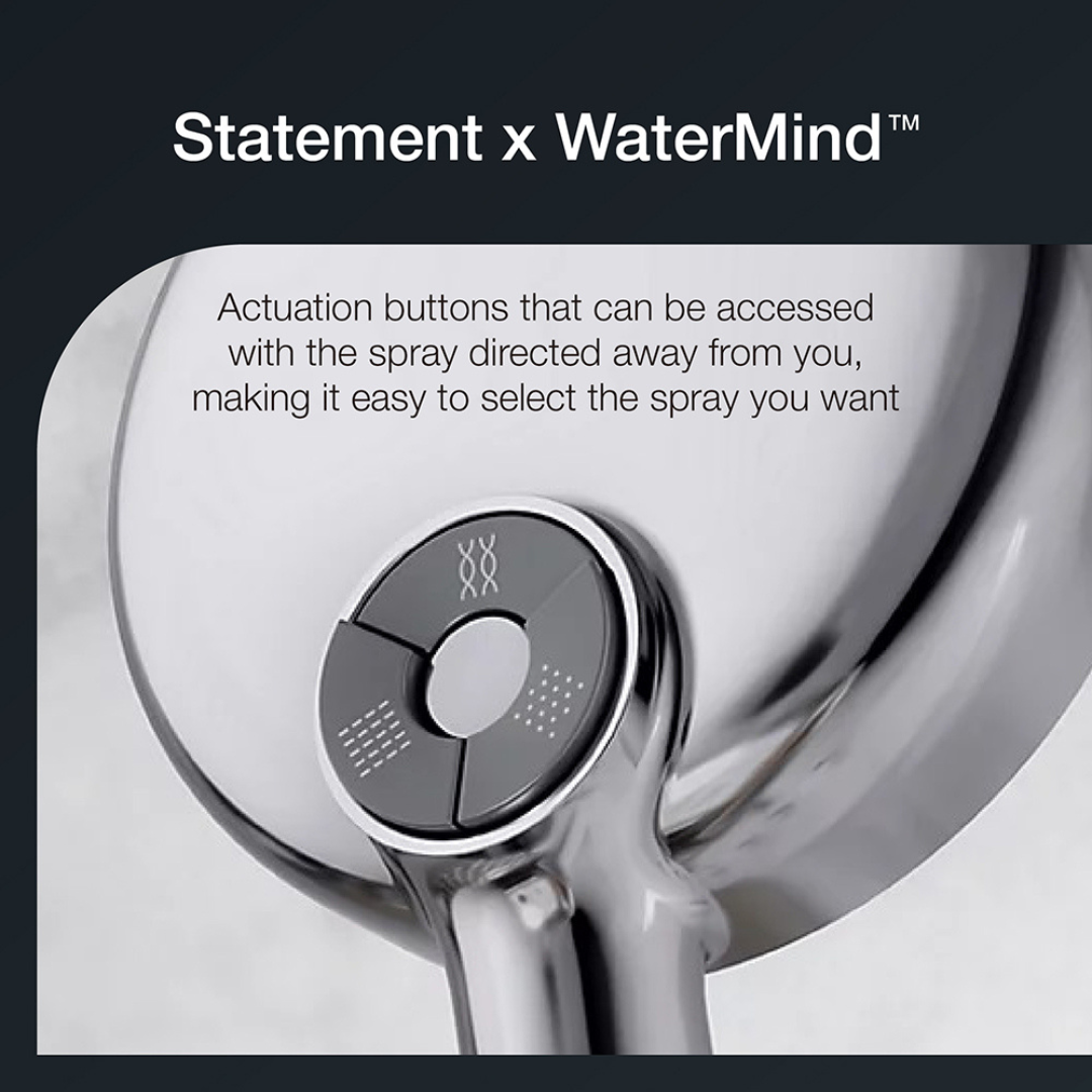 KOHLER Watermind technology round handshower หัวฝักบัวแบบทรงกลม 3 ระดับ ...