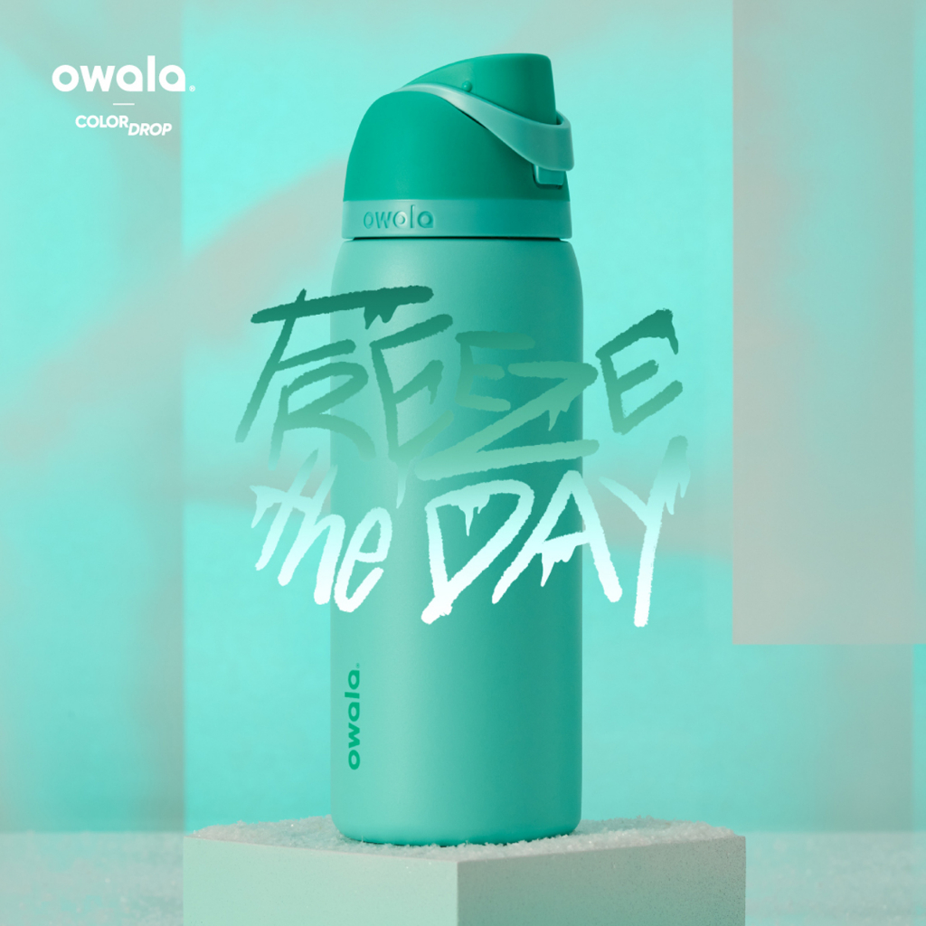 Owala FreeSip Color Drop (Limited) 32oz. / 946ml. ขวดน้ำเก็บความเย็นสุด ...