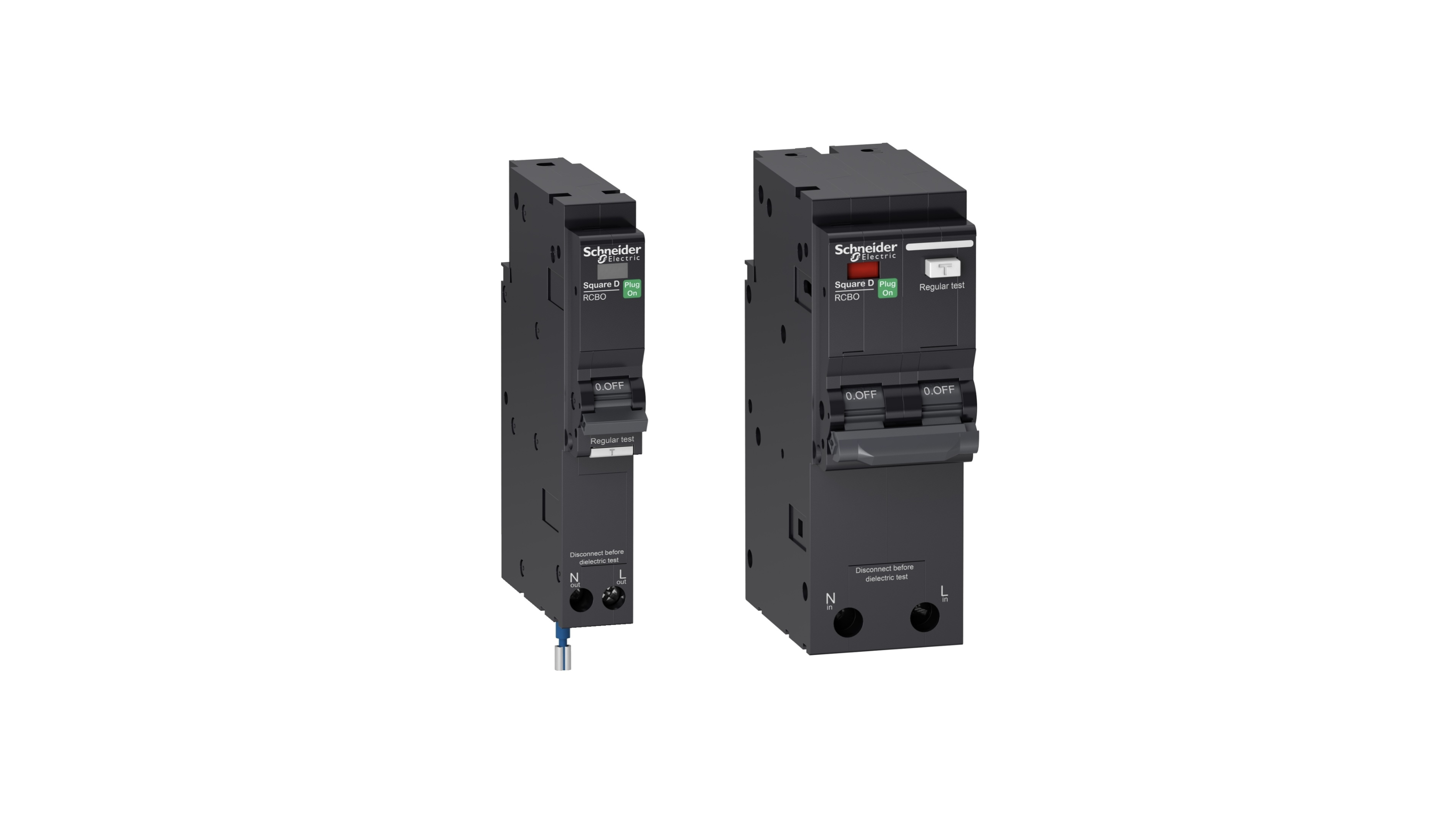 Schneider RCBO QO116C10RCBO10 16A 1P 10kA 10mA QOvs RCBO เซอร์กิตเบรกเกอร์ลูกย่อย ป้องกันไฟรั่ว ...