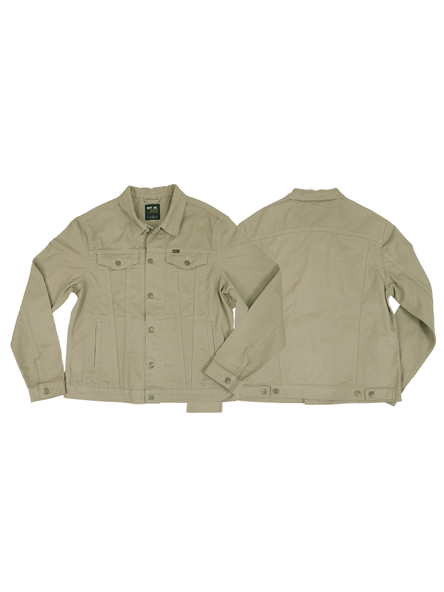 ิBOVY X JACKET-PREMIUMCOTTON -เสื้อแจ็คเก็ตผ้าพรีเมี่ยมคอตตอลทวิล เขียว ...