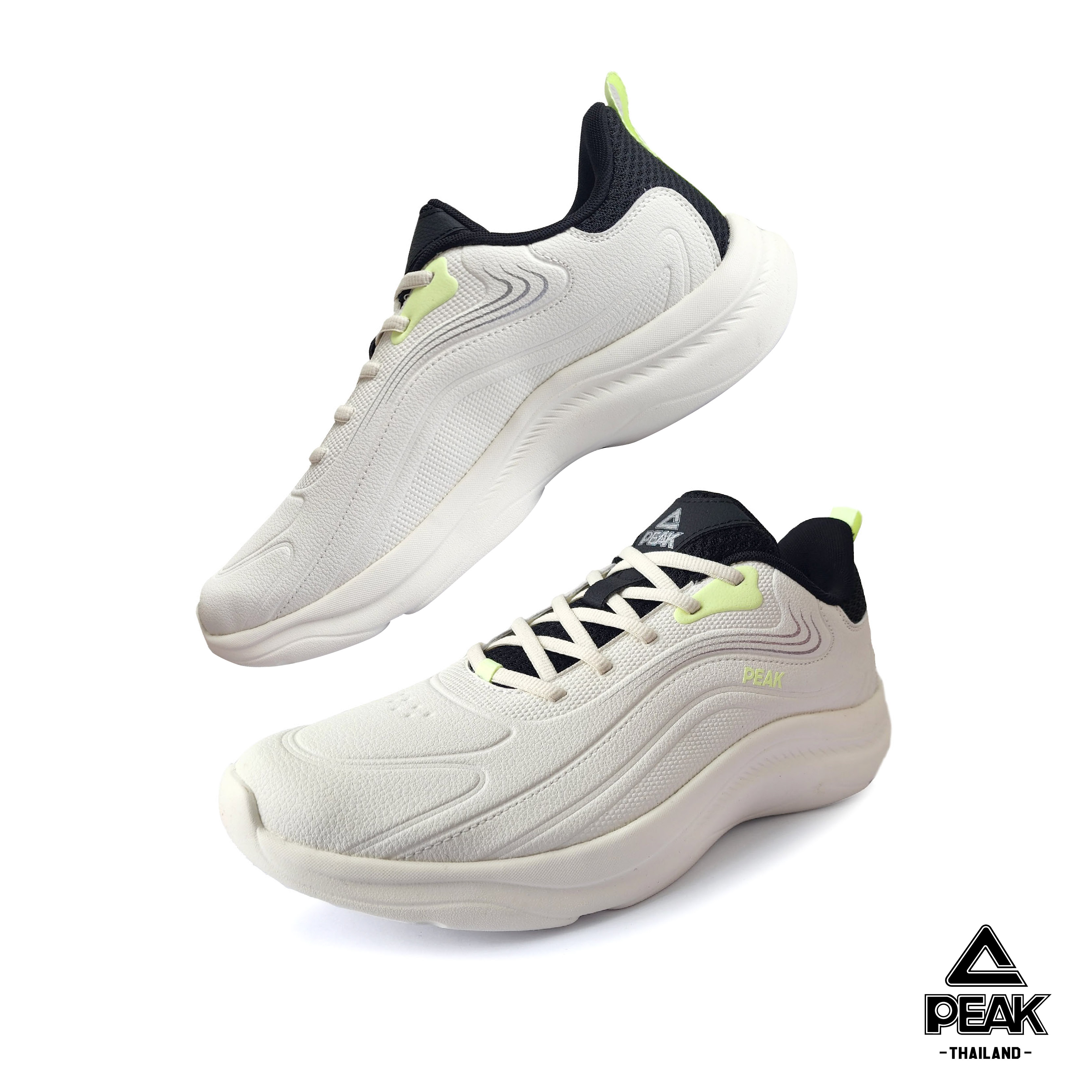 PEAK "Cozy Walk" E233597J E233598J รองเท้าผ้าใบ ลำลอง สำหรับเดิน ยืนนานๆ ใส่เดินเล่น ท่องเที่ยว ...