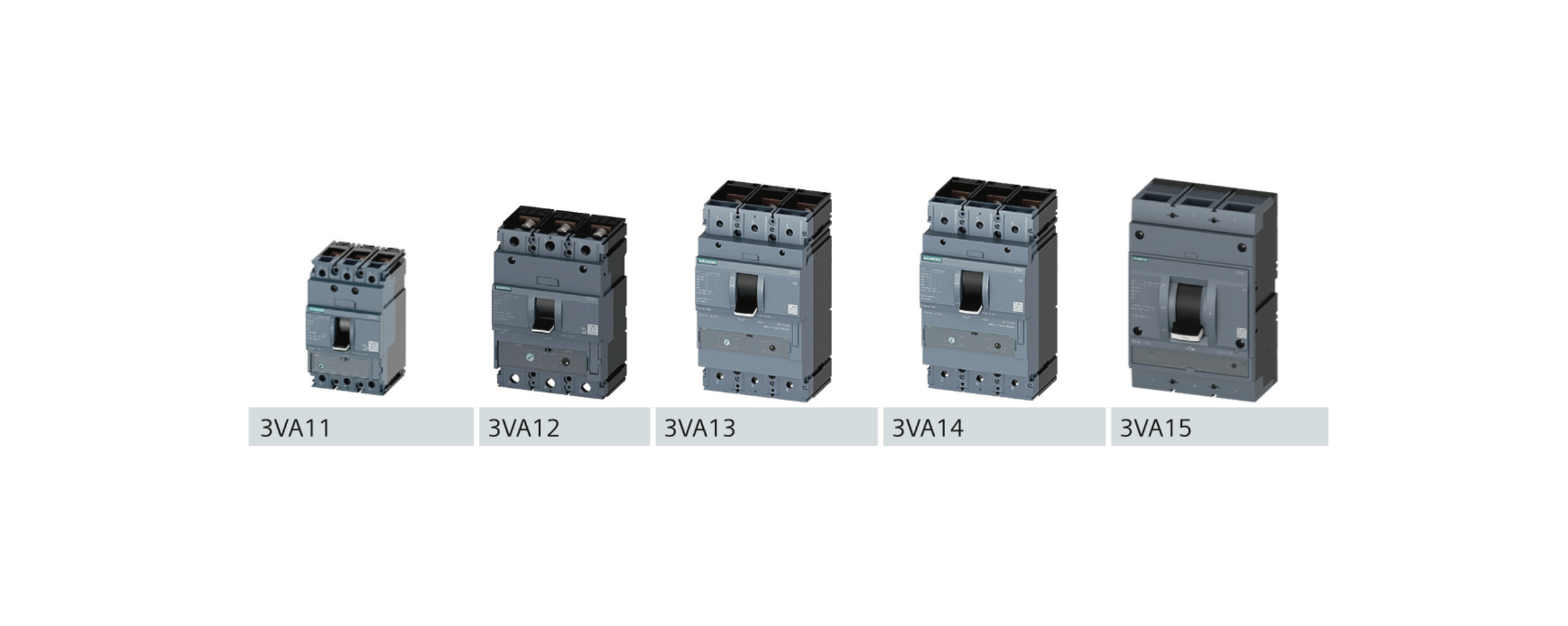 SIEMENS 3VA1225-5EF32-0AA0 3P 250AT/250AF 55KA (MCCB) Medium breaking ...