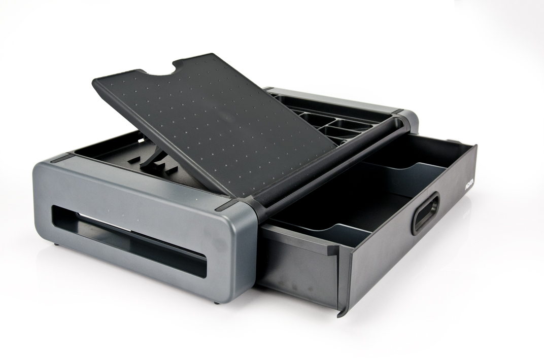 AIDATA ชั้นวางโทรศัพท์ ชั้นวางจอคอม ที่วางไอแพดเอนกประสงค์ มีลิ้นชัก PS ...