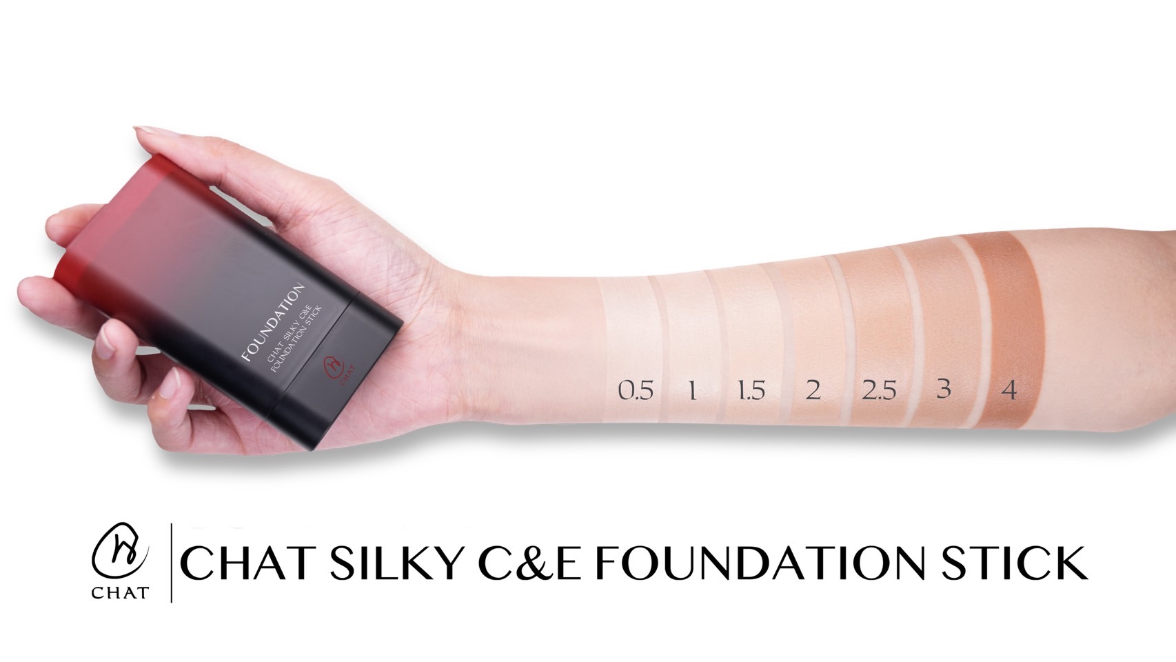 CHAT Silky C&E Foundation Stick ฉัตร ซิลค์กี้ ซีแอนด์อี ฟาวเดชั่น สติ๊ก ...
