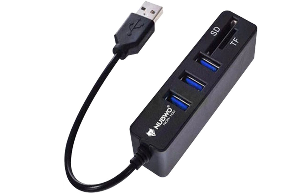 Nubwo NCR-100 USB HUB + Card Reader ยูเอสบี ฮับ | Shopee Thailand