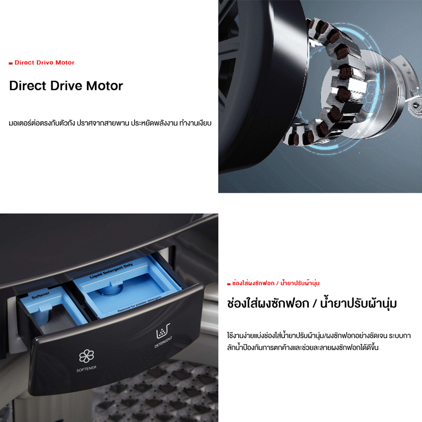 โตชิบา เครื่องซักผ้าฝาบน ขนาด 13 กก. รุ่น AW-DUM1400LT(SG) TOSHIBA TOP ...