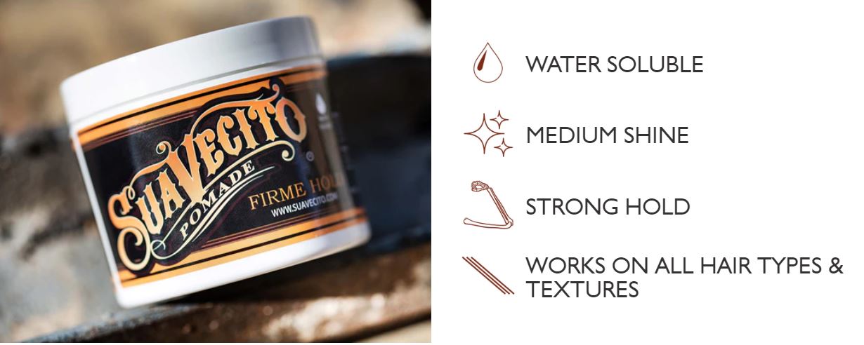 Suavecito - Firme (Strong) Hold Pomade (4oz) | Shopee Thailand
