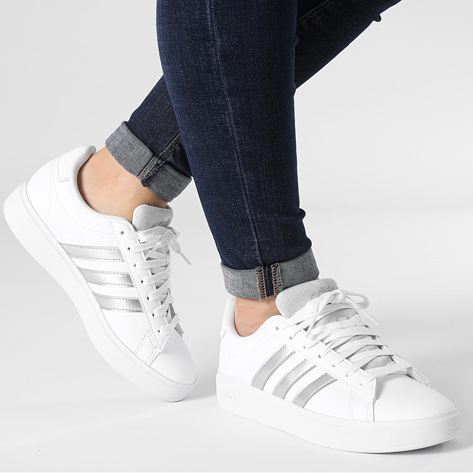 Adidas Collection อาดิดาส รองเท้าผ้าใบ รองเท้าแฟชั่น W Grand Court 2.0 ...