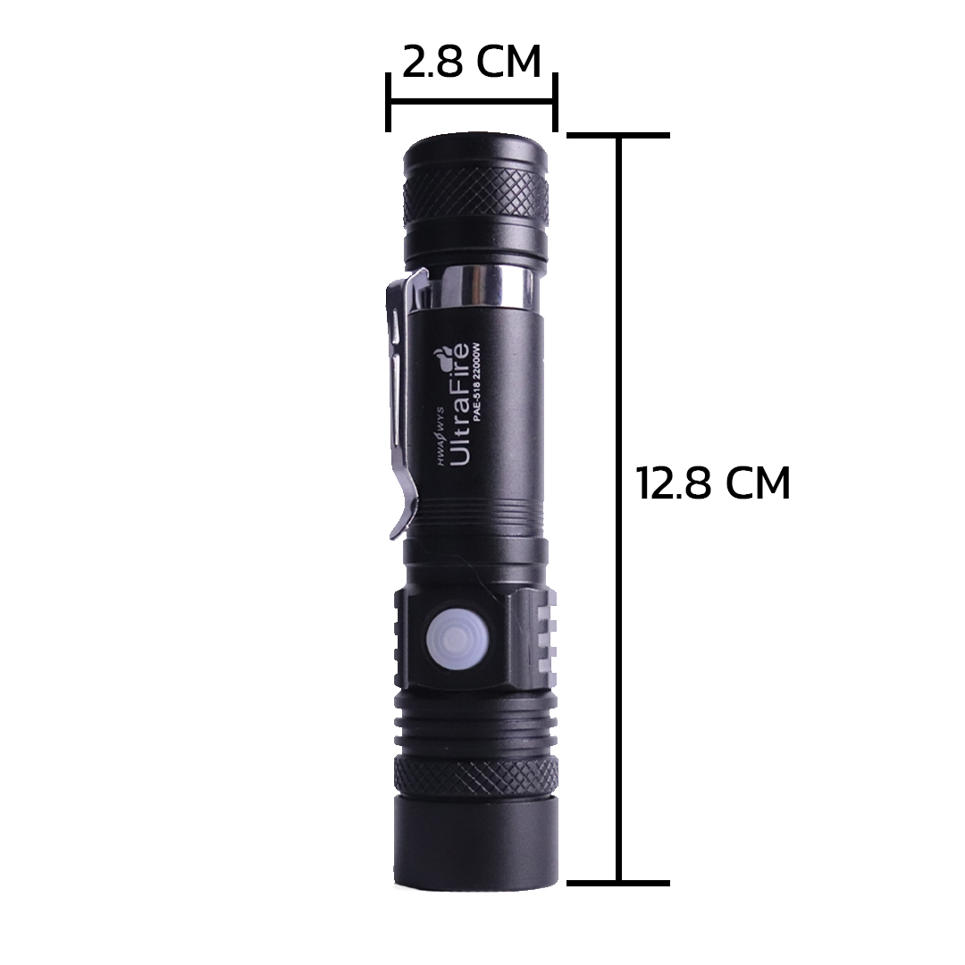 Nezha ไฟฉายพกพา ไฟฉายแรงสูงLED สำหรับแคมป์ปิ้ง ไฟกระพริบ ใช้งาน ...