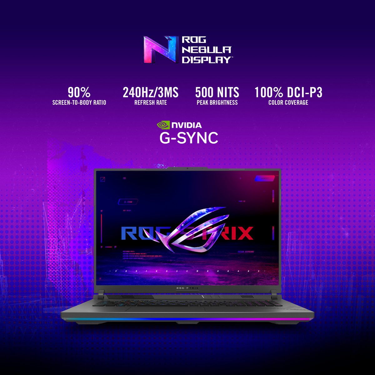 ASUS ROG Strix G18 2024 (G814JVR-N6019W), gaming laptop, 18" 2.5K ...