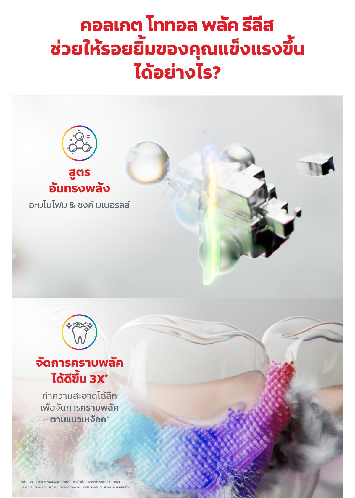 [มี 3 แพ็คให้เลือก] ยาสีฟัน คอลเกต โททอล พลัค รีลีส 95 กรัม Colgate ...