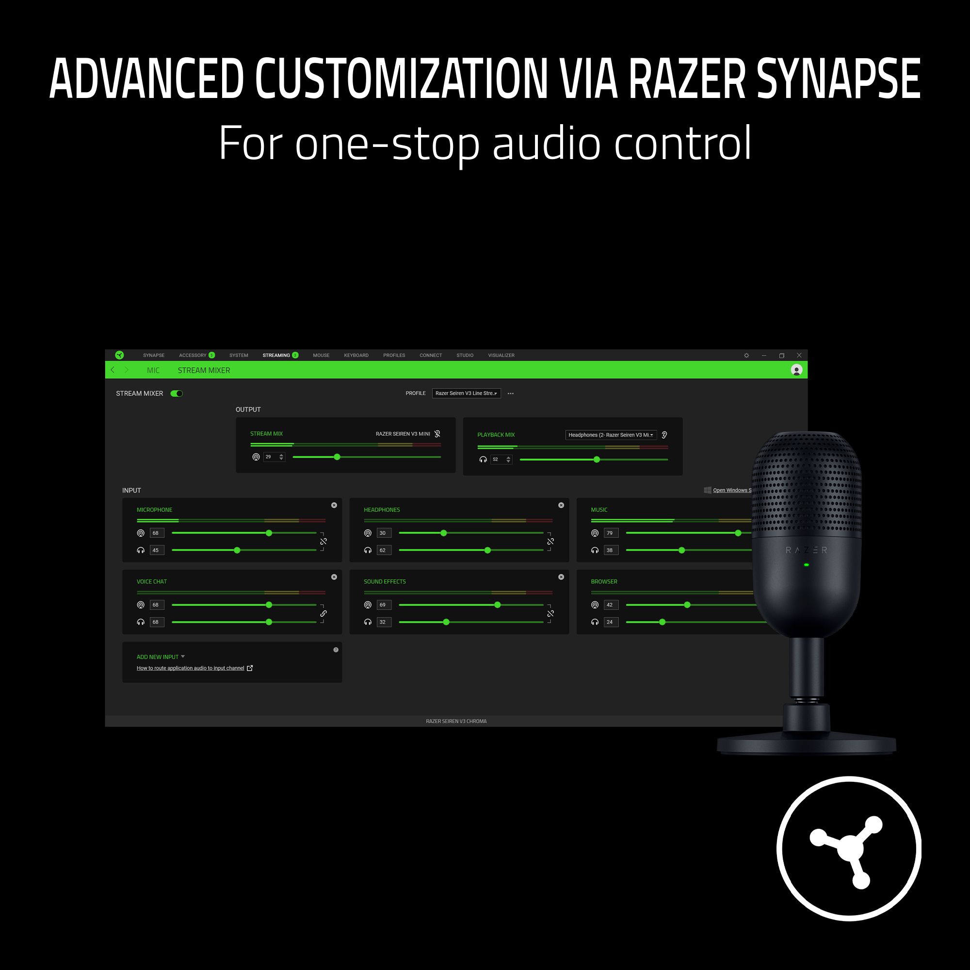 Razer Seiren V3 Mini USB Microphone (ไมโครโฟน) - Ultra-Compact USB ...