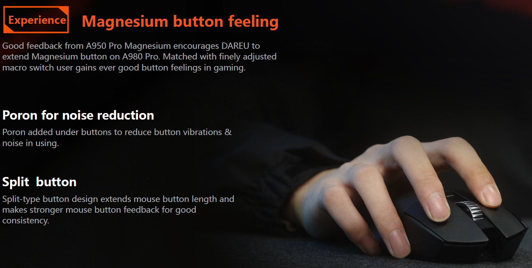 DAREU A980 PRO MAX 8Khz Three Mode Mouse เม้าส์เกมมิ่งไร้สาย 8Khz มีจอ TFT | Shopee Thailand