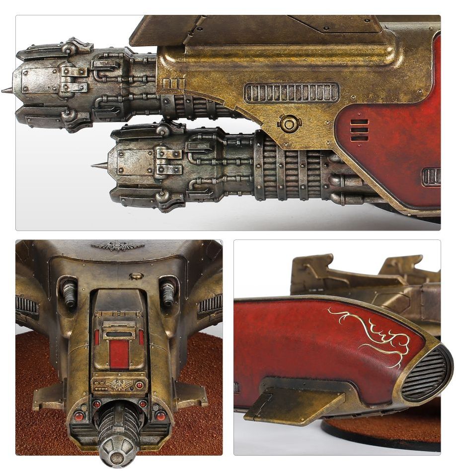 [FORGEWORLD] WARHAMMER 40K: LEGIO CUSTODES: ARES GUNSHIP โมเดลเกมสนาม ...