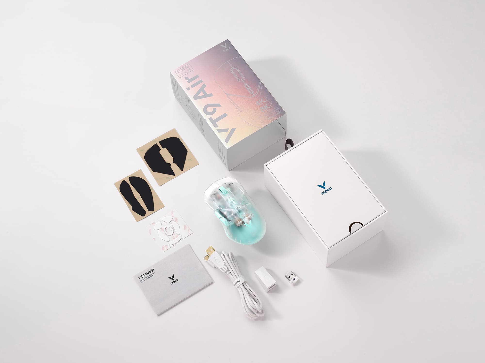 VT9 Air 4K Wired/Wireless Gaming Mouse DPI 26,000 สำหรับเล่นเกม Wired ...