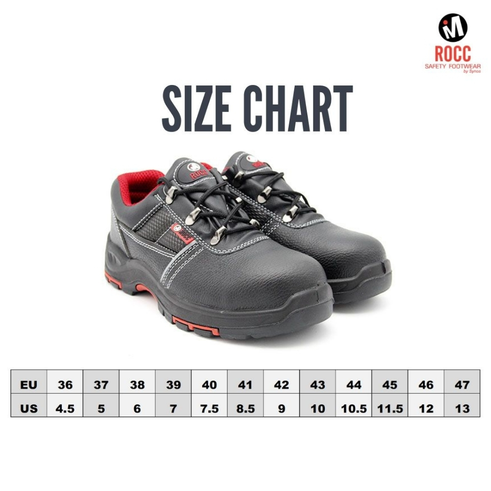รองเท้าเซฟตี้ หุ้มส้น Rocc รุ่น FENIX-HRO หัวเหล็ก พื้นเหล็ก กันลื่น กันน้ำมัน และความร้อน ...