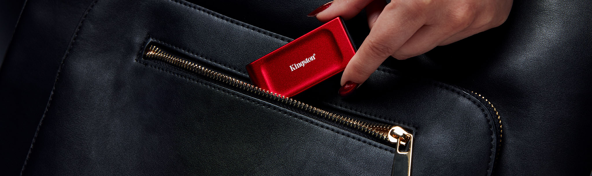 Kingston XS1000 Red External SSD ความเร็ว 1,050Mb/s อุปกรณ์เก็บข้อมูล ...