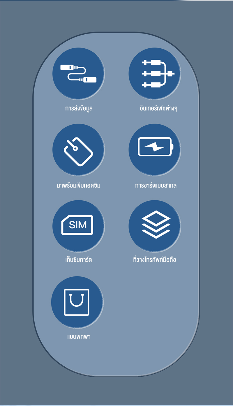 BASIKE 5 in 1 สายชาร์จ USBที่ชาร์จเร็วสำหรับ Ipad สายฟ้าผ่า ชุดอุปกรณ์ชาร์จ Android ดั้งเดิม ...
