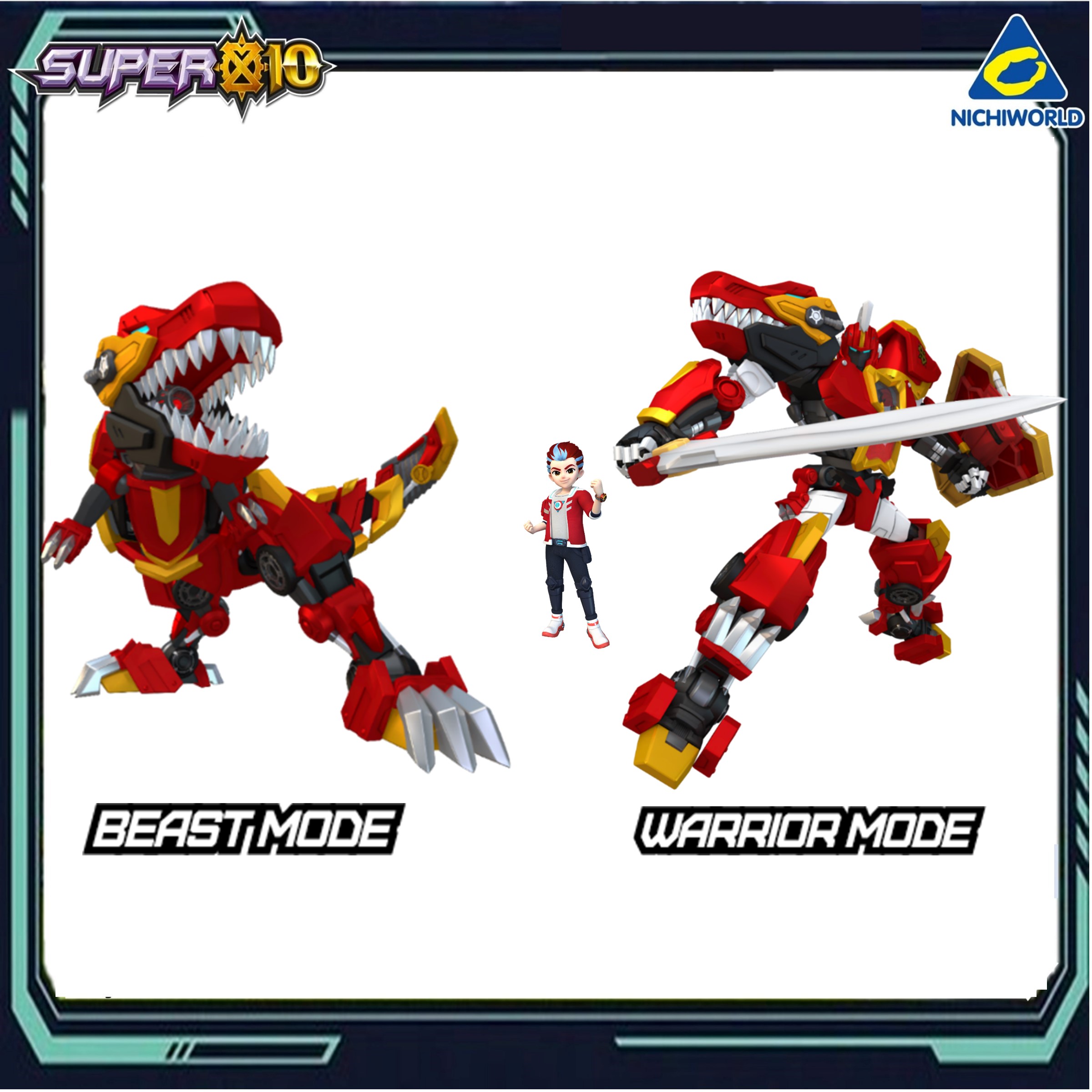 Super 10 Tyrannus Transform Robot ซุปเปอร์เท็นหุ่นแปลงร่างไทรันนัส รหัส ...