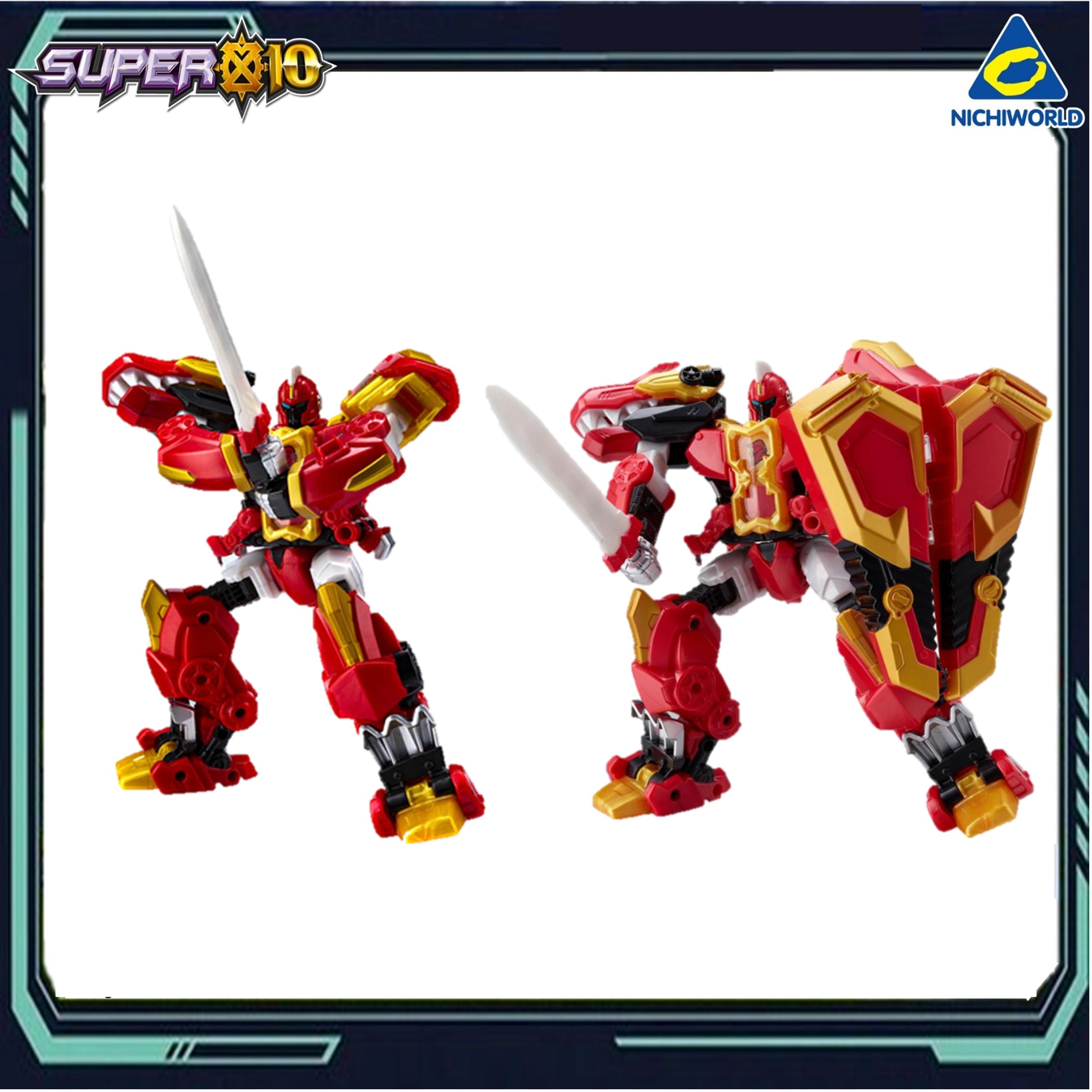 Super 10 Tyrannus Transform Robot ซุปเปอร์เท็นหุ่นแปลงร่างไทรันนัส รหัส ...