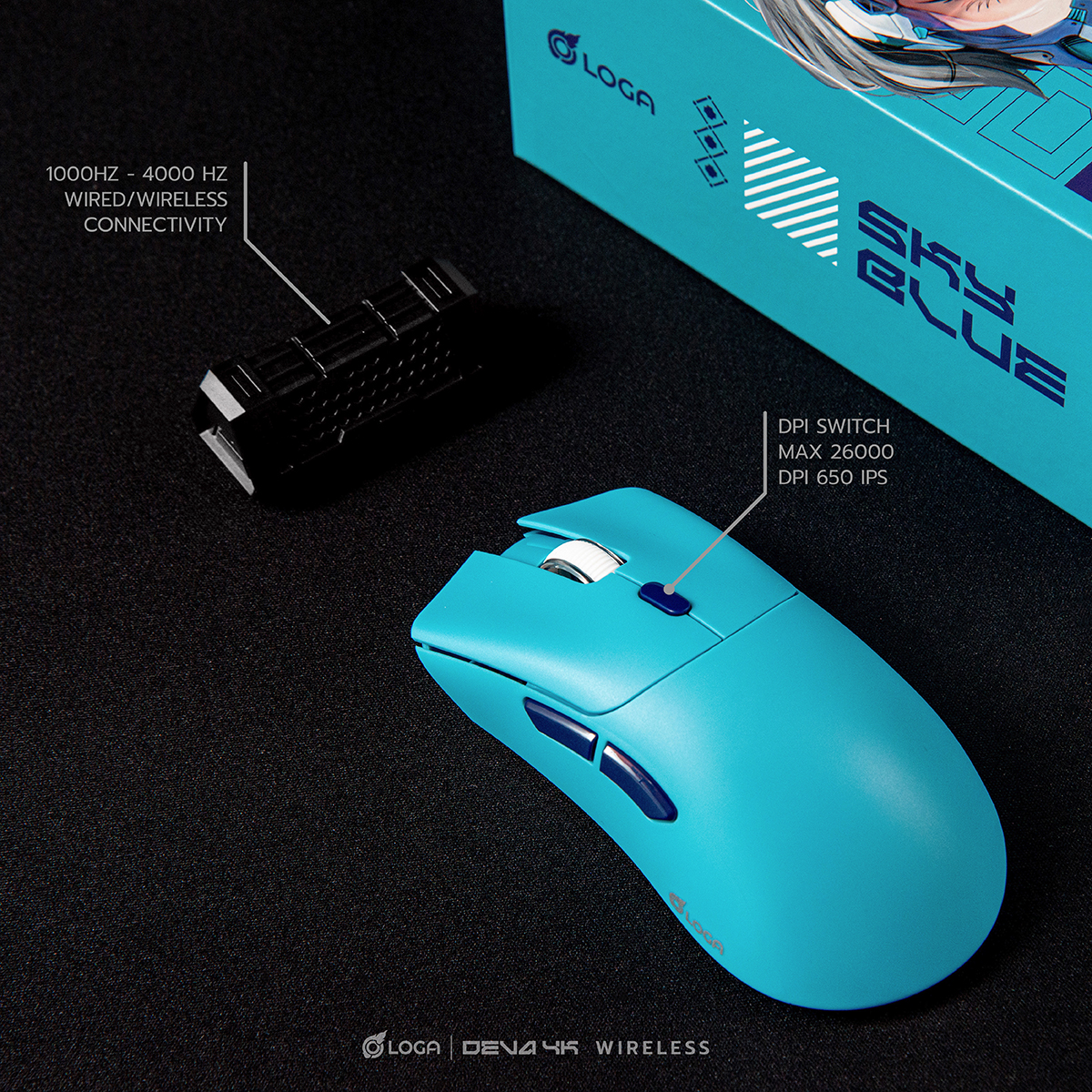 LOGA DEVA 4K : WIRELESS GAMING MOUSE | Shopee Thailand