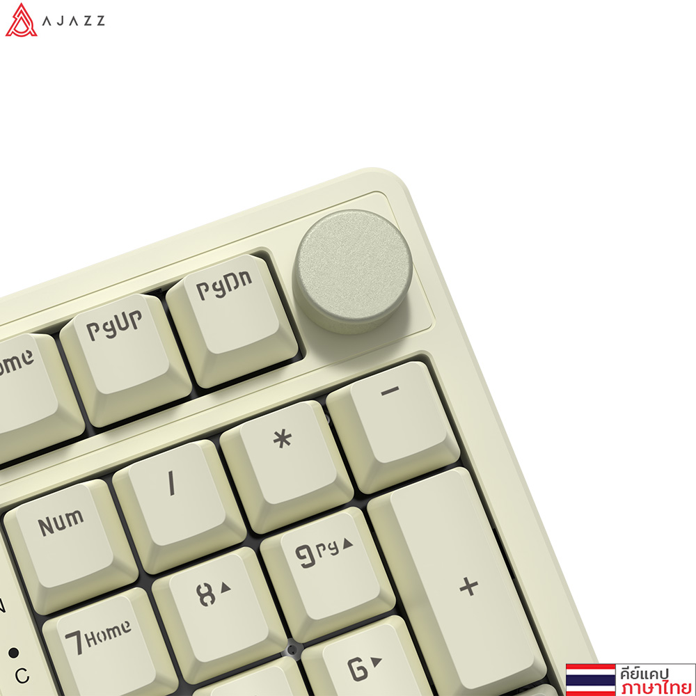 คีย์บอร์ดเกมมิ่ง Ajazz AK992 Retro 99Key Red Switch Gasket Mechanical ...