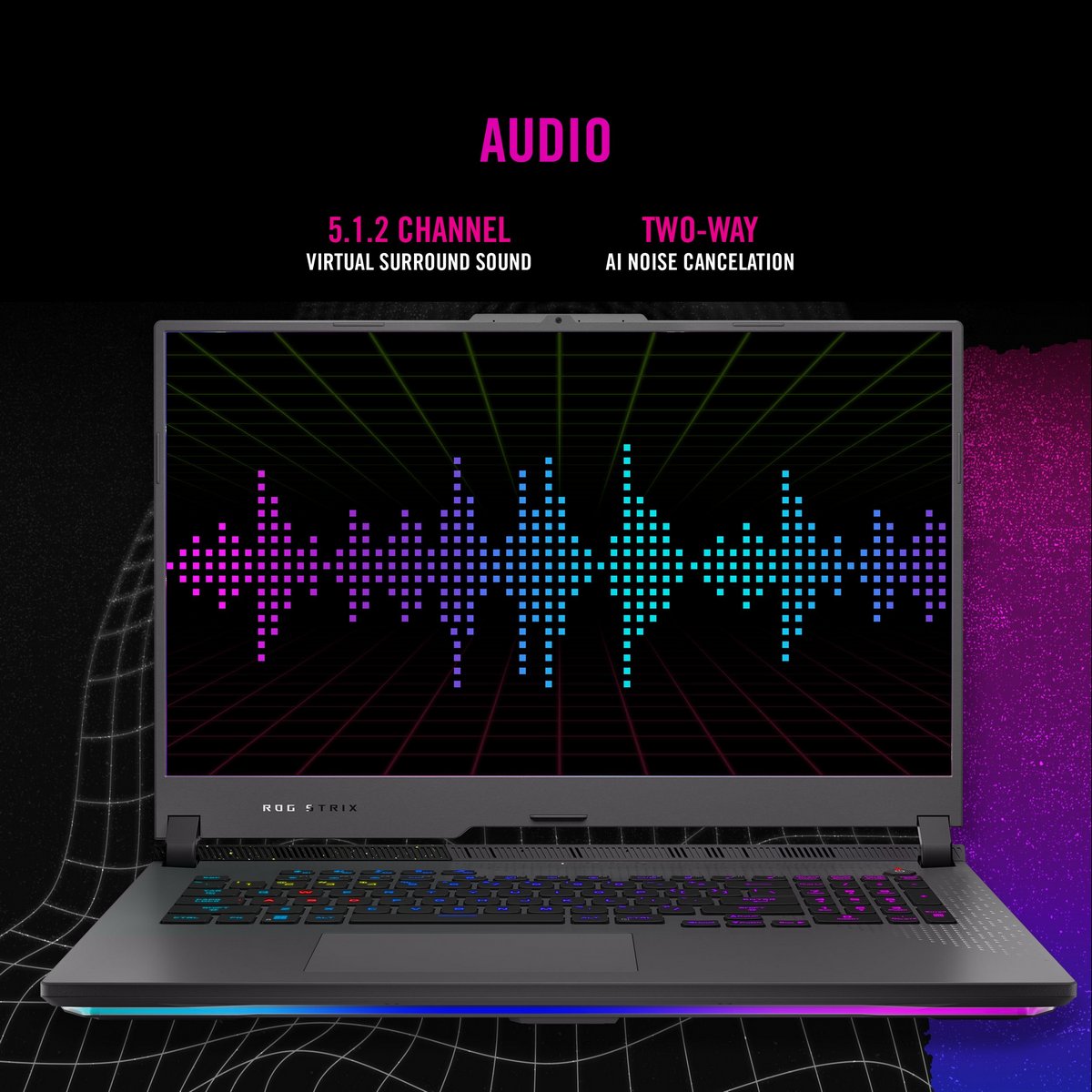 ASUS ROG Strix G17 2023 (G713PI-LL109W) gaming laptop, 17.3" 2K, 240Hz, AMD Ryzen9 7940HX ...